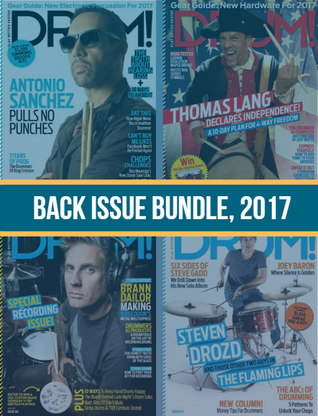 Back Issue Bundle, 2017 – DRUM! Magazine Store