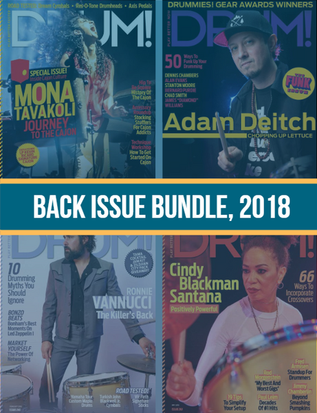 Back Issue Bundle, 2018 – DRUM! Magazine Store